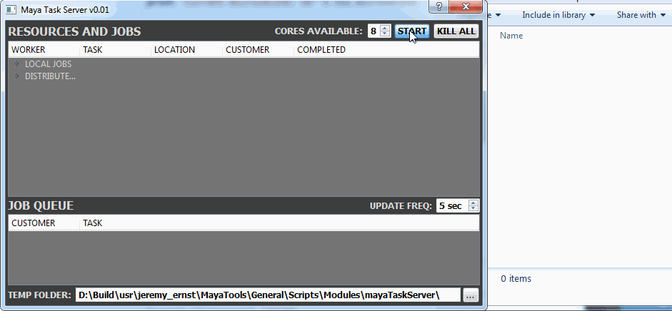 GitHub - chrisevans3d/mayaTaskServer: A Standalone Maya Task Server