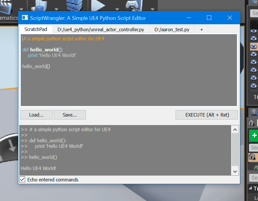 Github Chrisevans3dscriptwrangler A Simple Python Script Editor